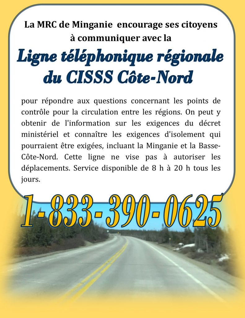 MRC de Minganie | Municipalité régionale de comté de Minganie