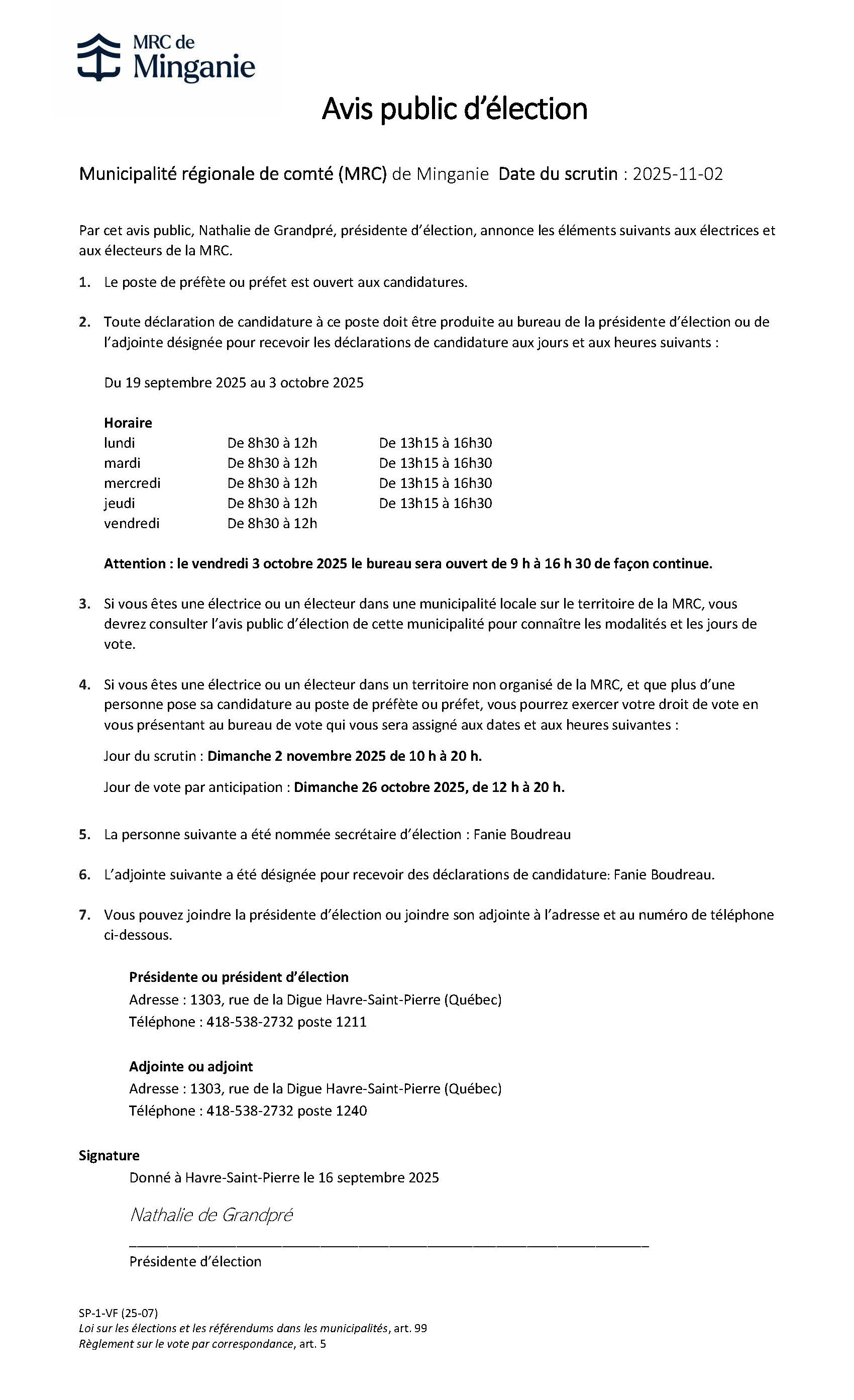 MRC de Minganie | Municipalité régionale de comté de Minganie